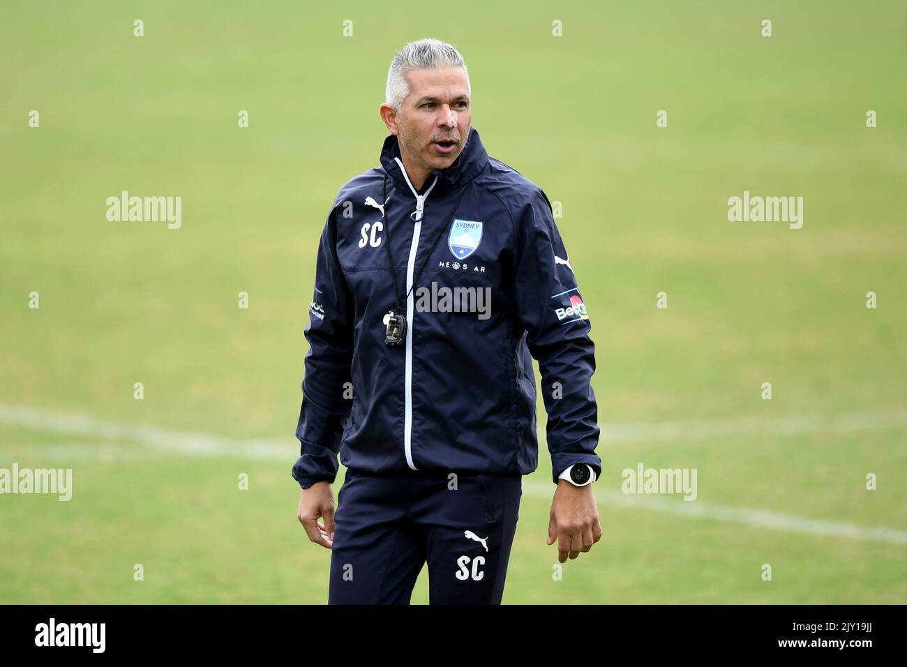 Sydney FC head coach Steve Corica seen during a training session in ...