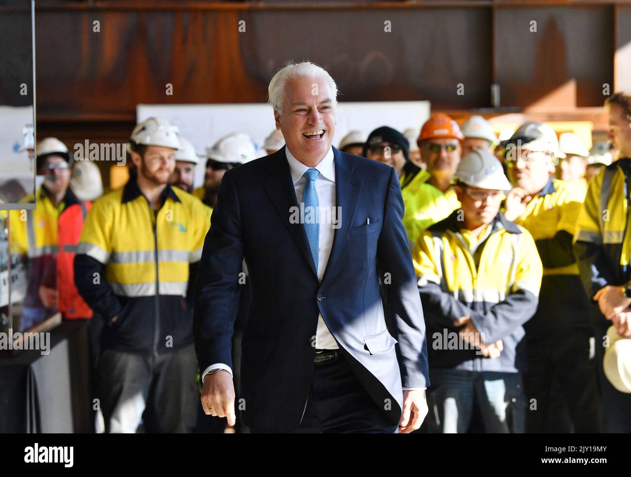 Peter Luerssen, Chief Executive Officer of Luerssen is seen during the ...