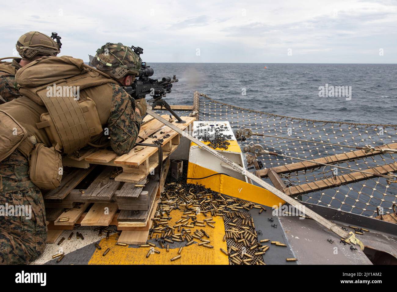 U.S. Marine Corps Cpl. Michael Teumer, an infantry squad leader with ...
