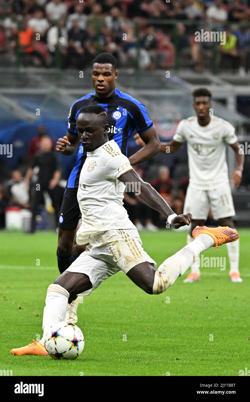 Mailand, Italy. 07th Sep, 2022. Soccer: Champions League, Inter Milan ...