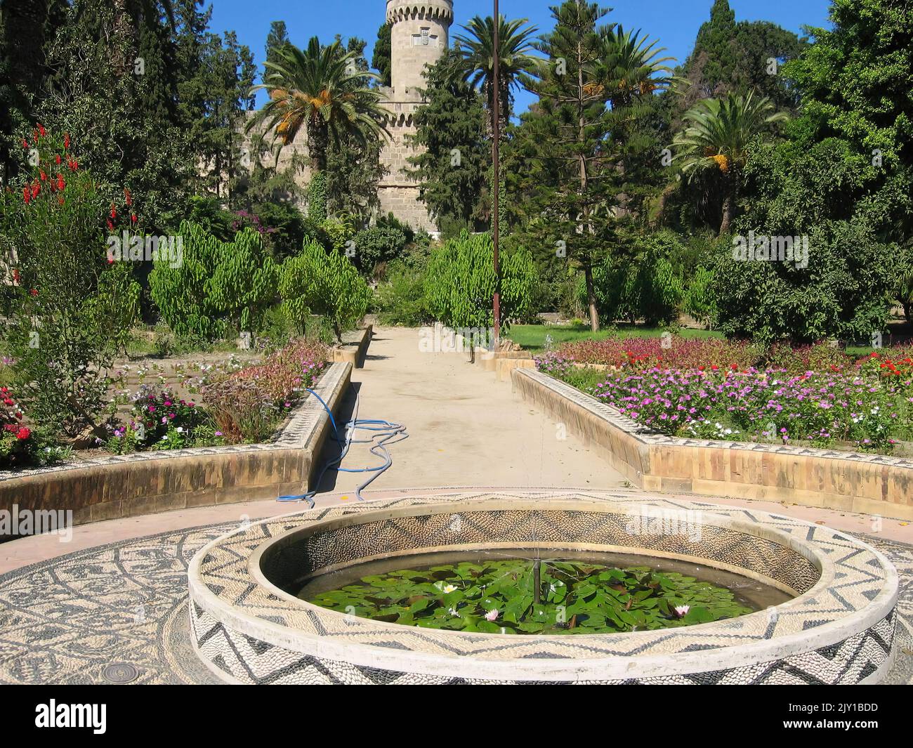 The island of Rhodes ln Greece, with its crystal clear sea and its ...