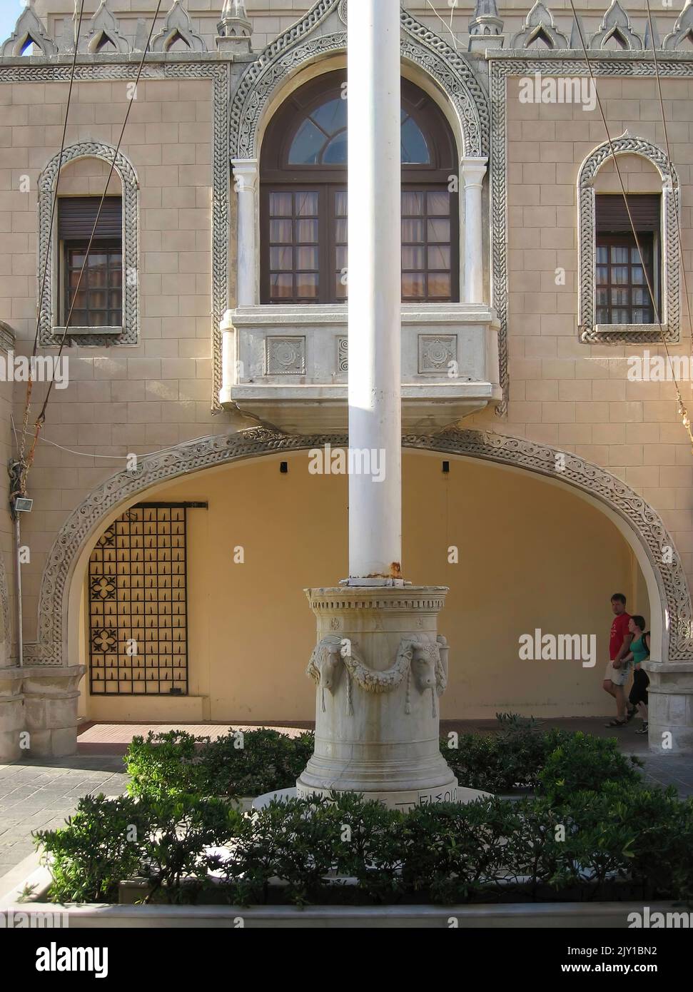 The island of Rhodes ln Greece, with its crystal clear sea and its ...