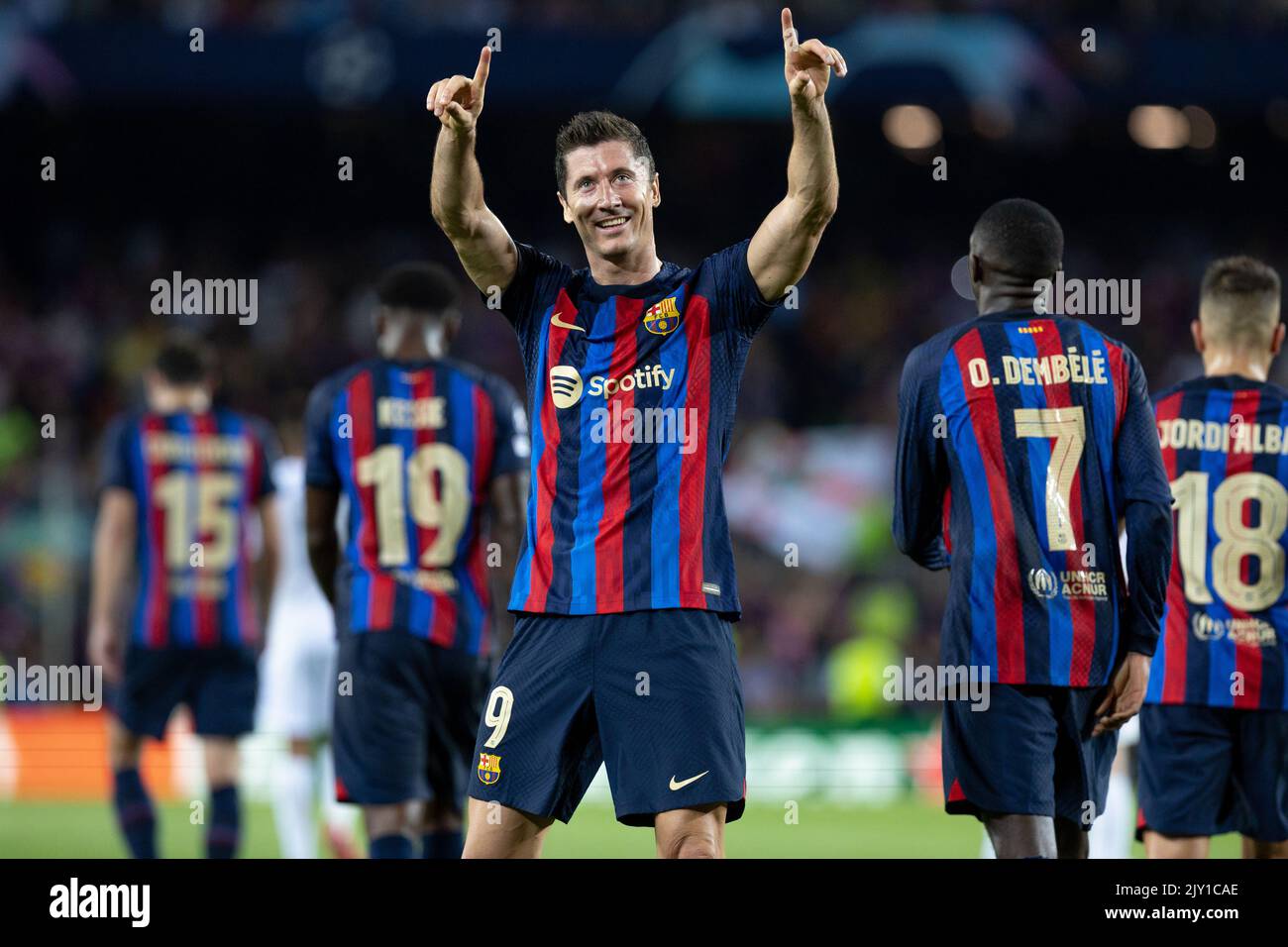 Barcelona, Spain. 07th Sep, 2022. Robert Lewandowski of FC Barcelona ...