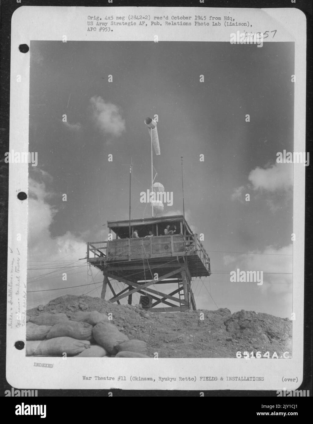 The Control Tower At Kadena Airfield Is Operated Part Time By Army Air ...
