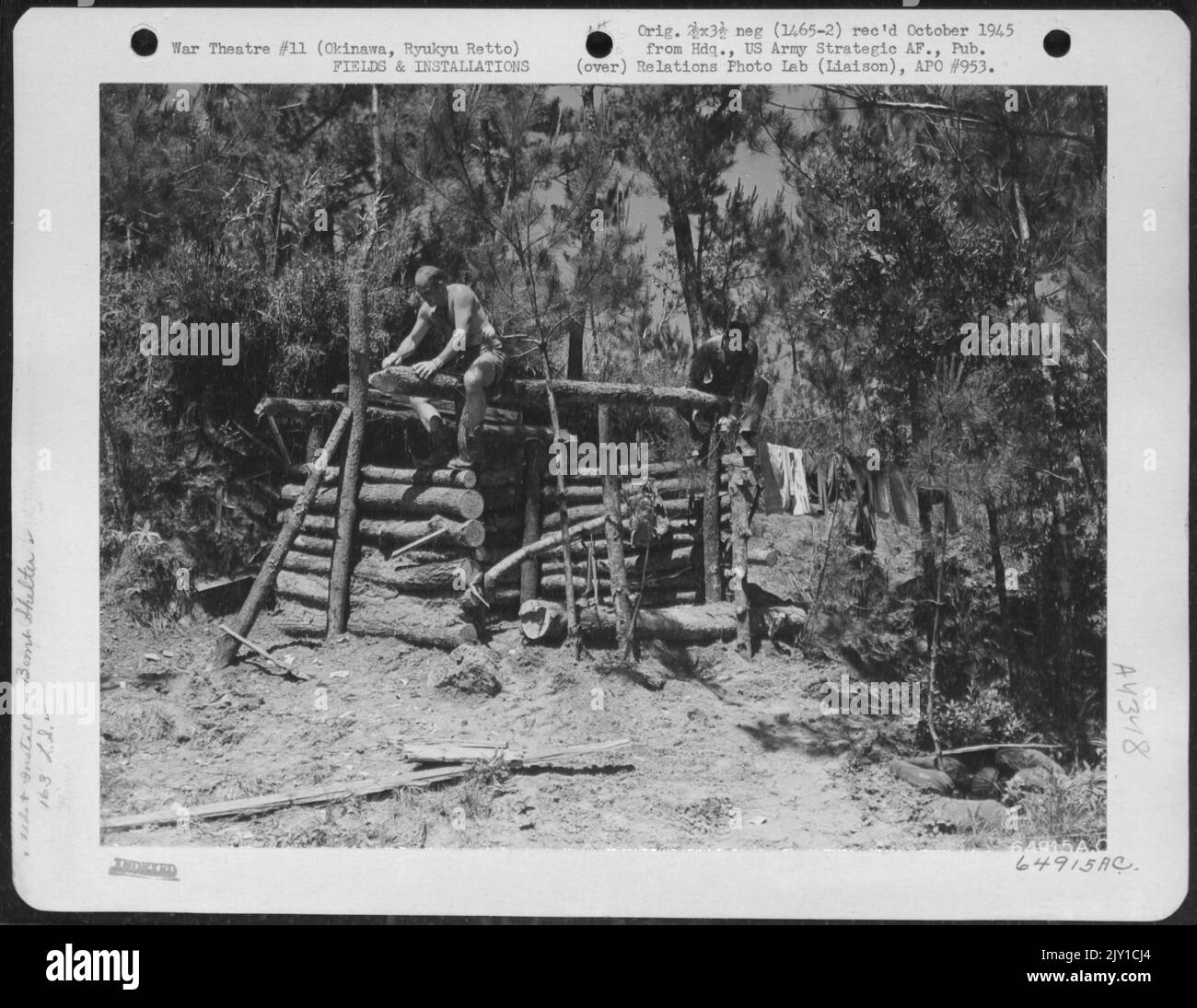 Two Officers Of The 163Rd Liaison Squadron, Attached To The 10Th Army ...