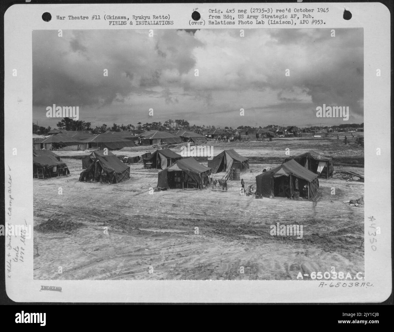 General View Of Camp Area Of 1878Th Engineer Aviation Battalion On ...