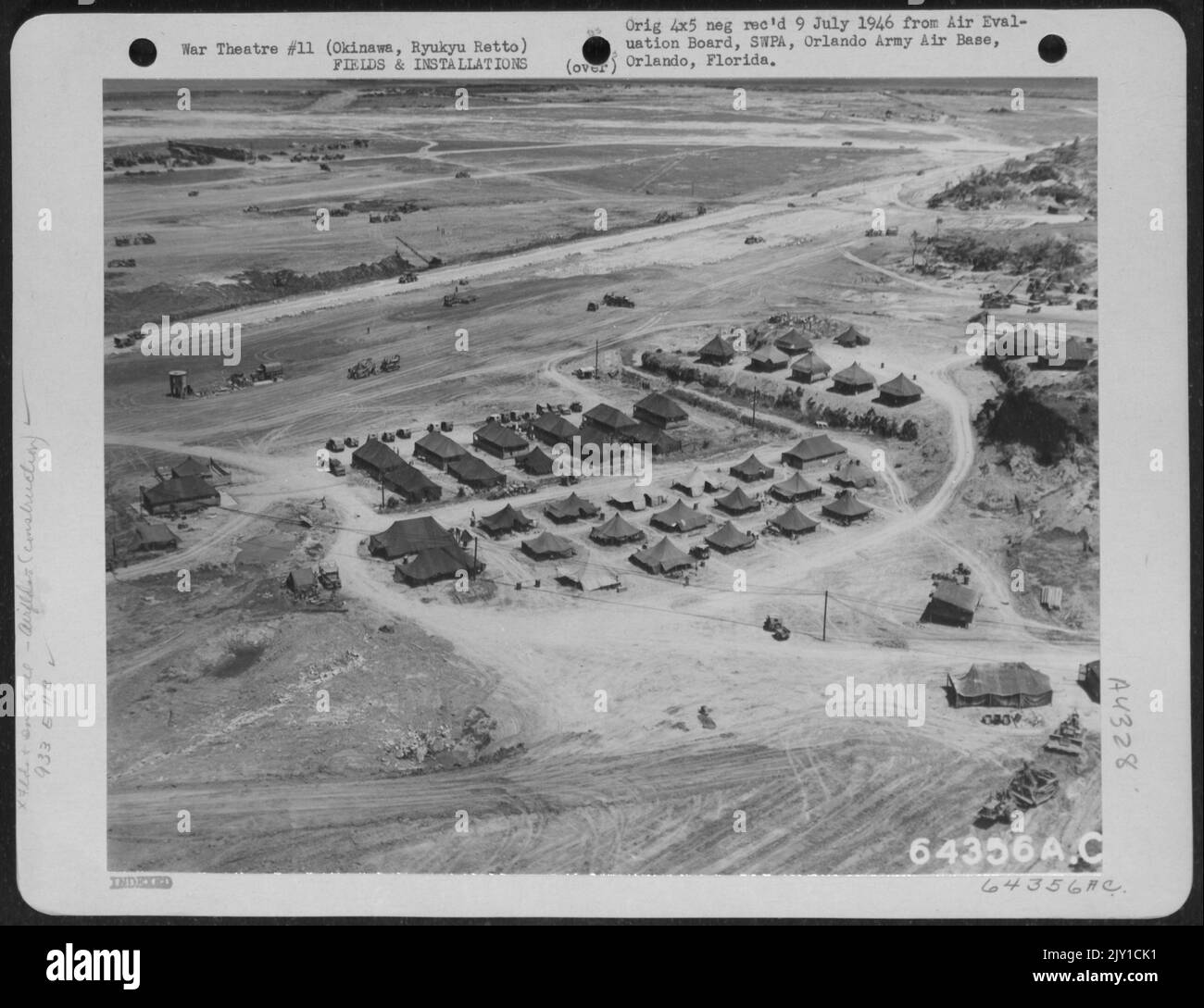 Office Section Of The Far East Air Force Depot #9, Located At Naha ...