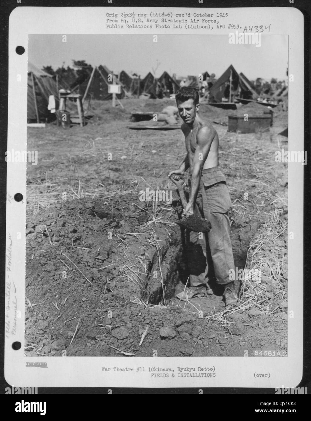 Foxhole Black and White Stock Photos & Images - Alamy