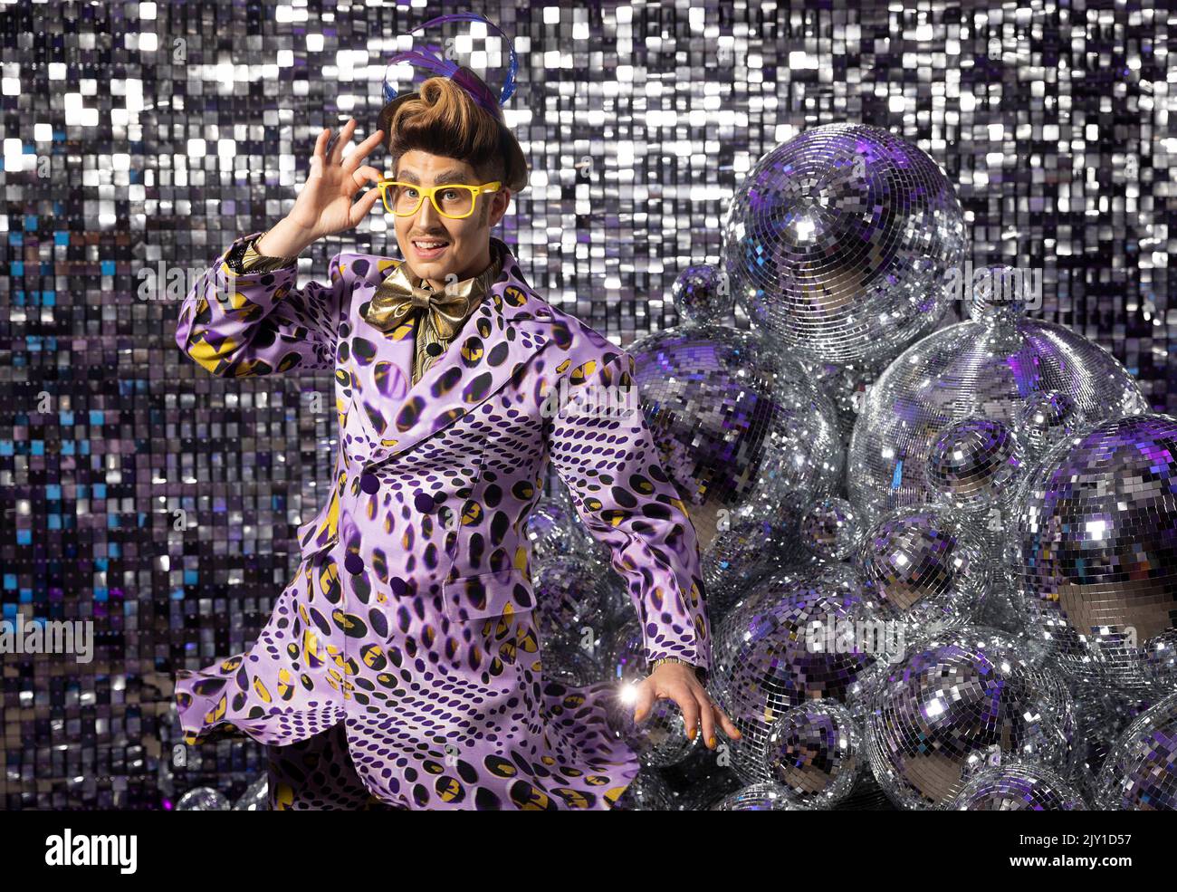 EDITORIAL USE ONLY Drag king Adam All at the Meta's Queens of the ...