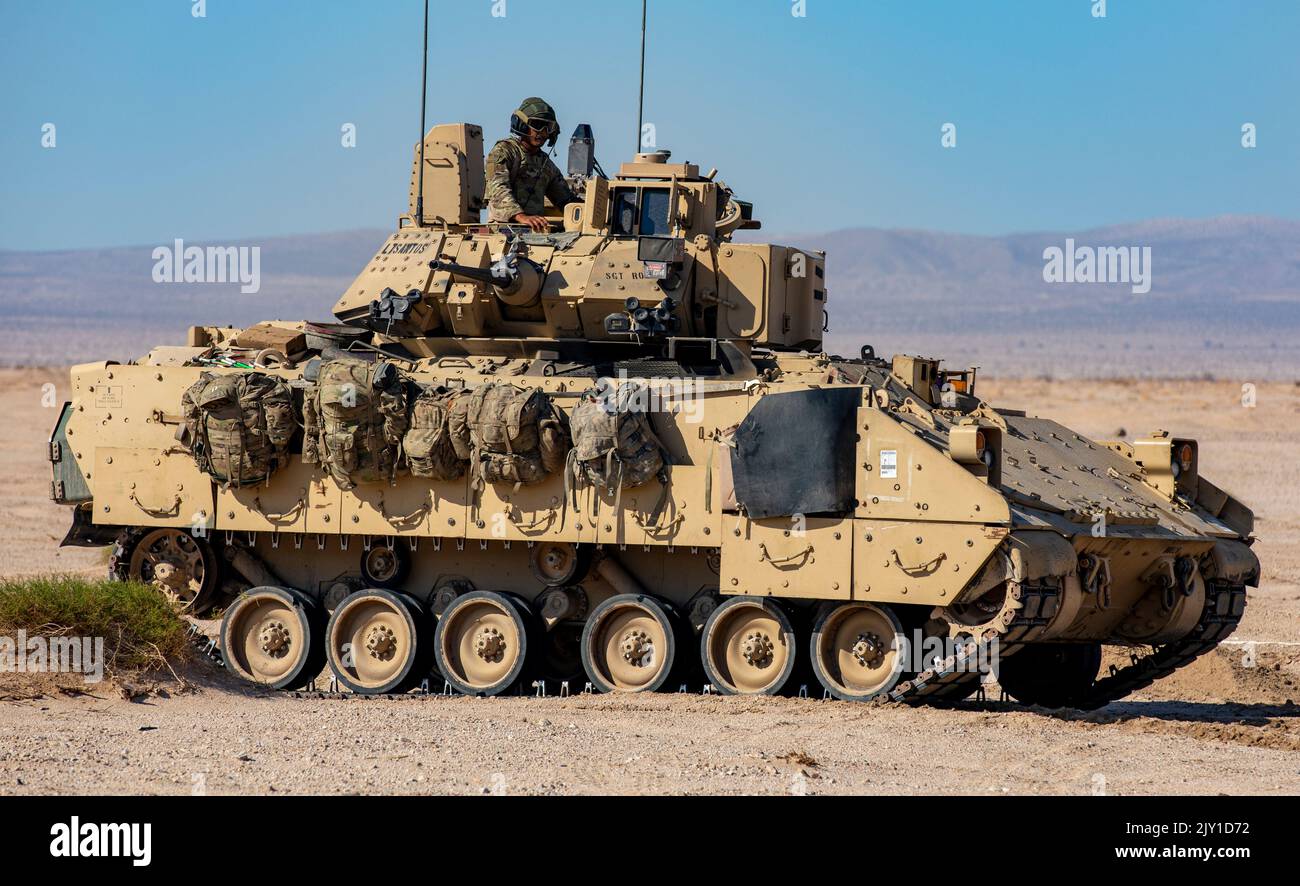 A Soldier assigned to the 2nd Armored Brigade Combat Team, 1st Infantry ...