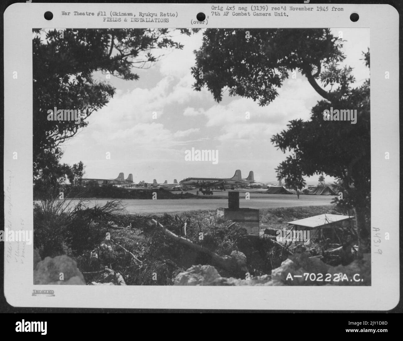 As Far As The Eye Can See On 17 August 1945, Along The Parking Ramps On ...