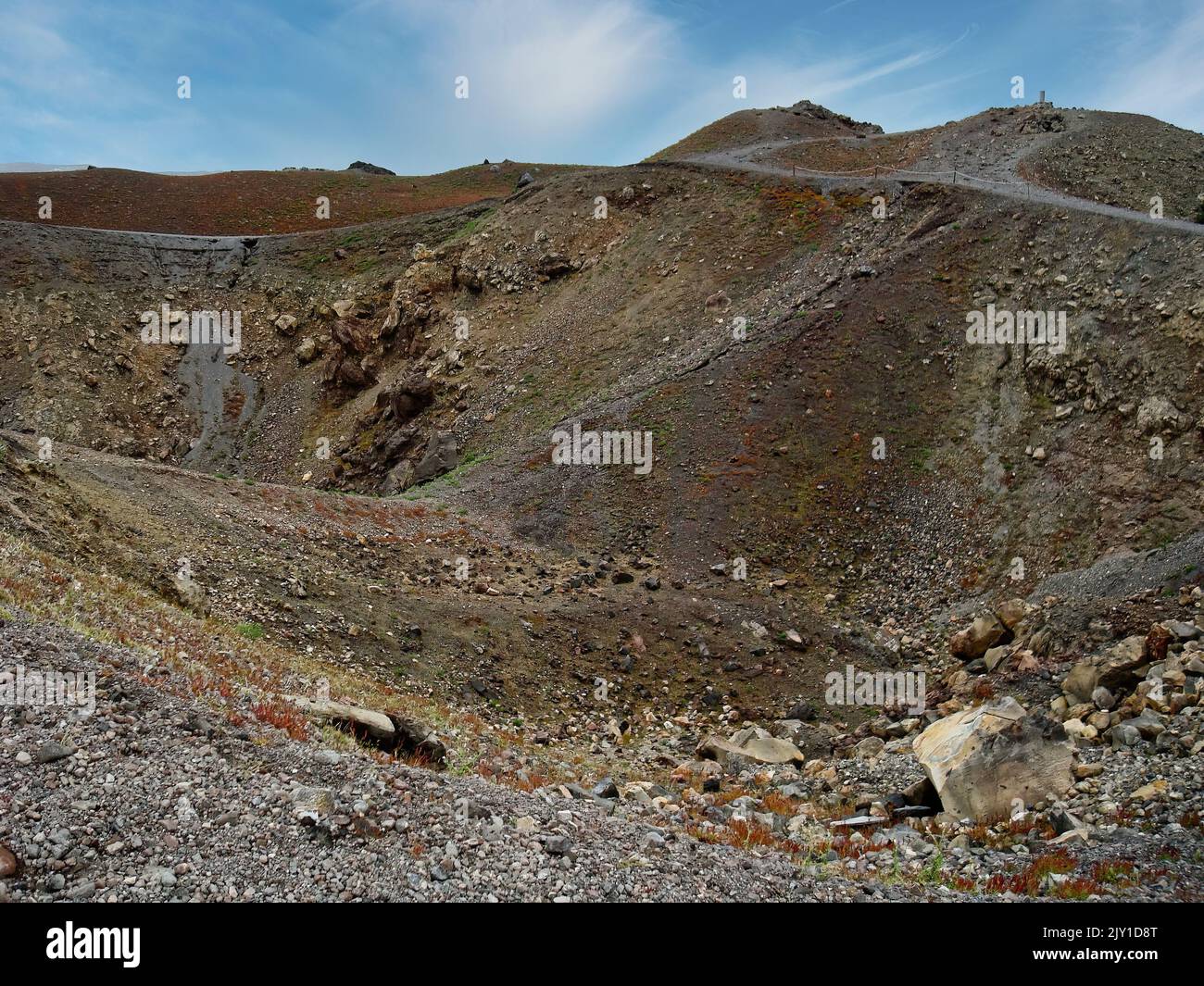 Santorini Greek island,of the Cyclades,with its landscapes and its ...