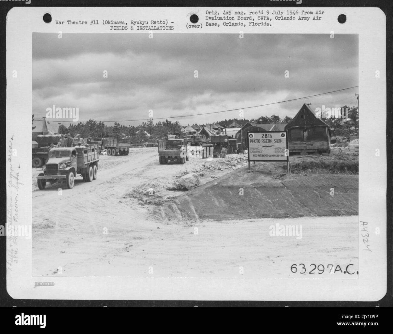 28Th Photo Reconnaissance Squadron Area. This Photo Squadron Was The ...