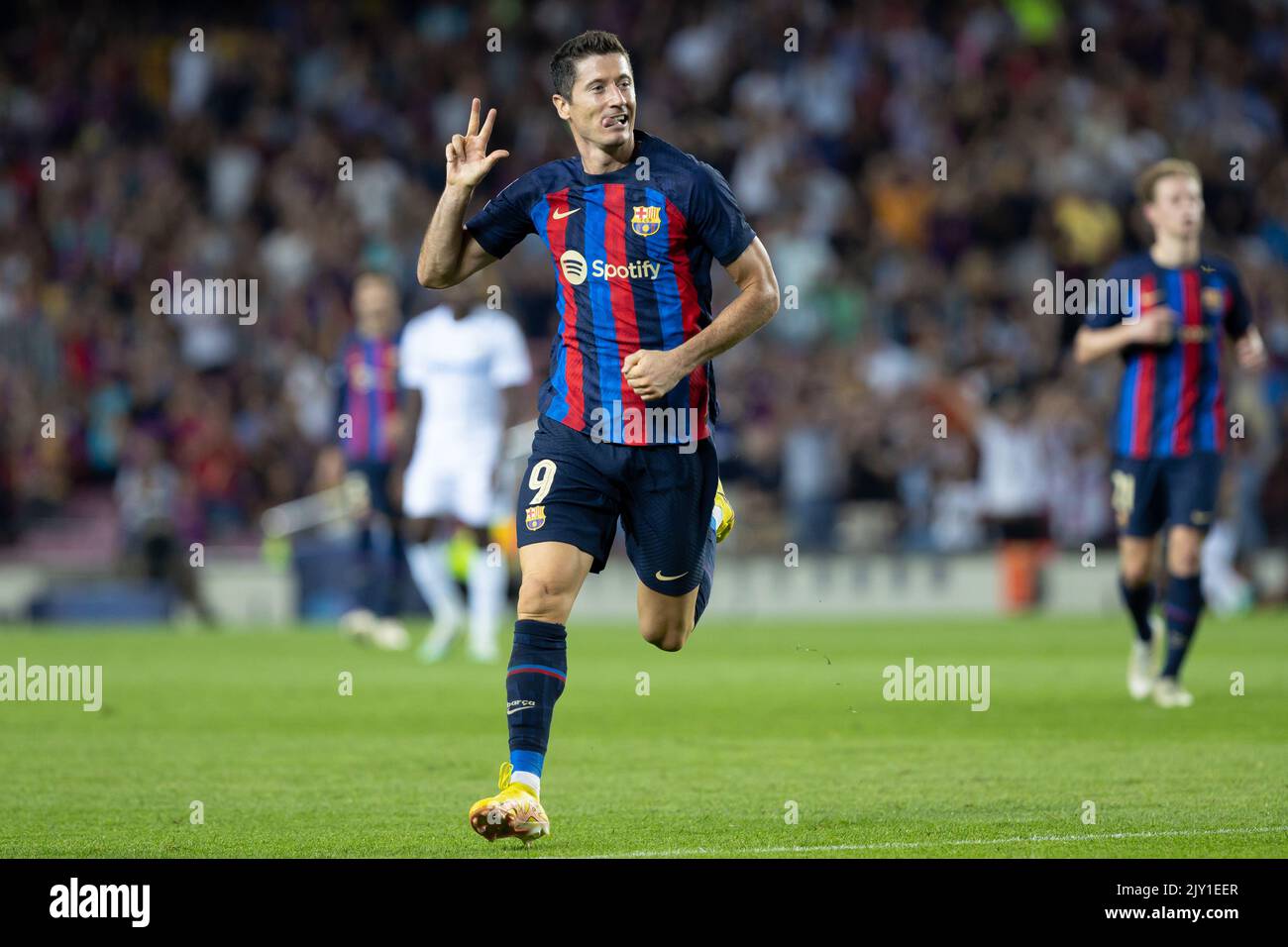Barcelona, Spain. 07th Sep, 2022. Robert Lewandowski of FC Barcelona ...
