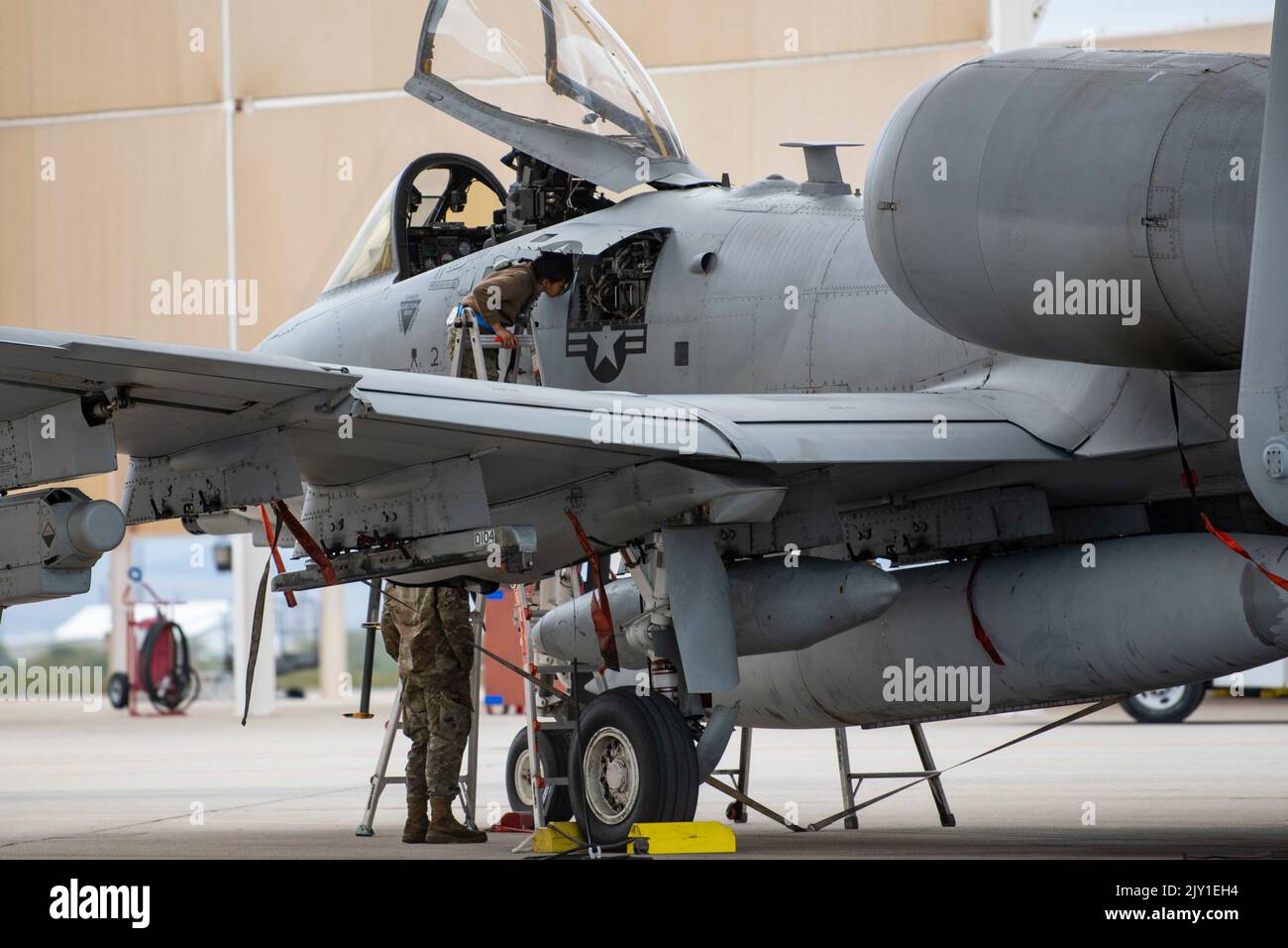 U.S. Airmen assigned to the 355th Aircraft Maintenance Squadron ...