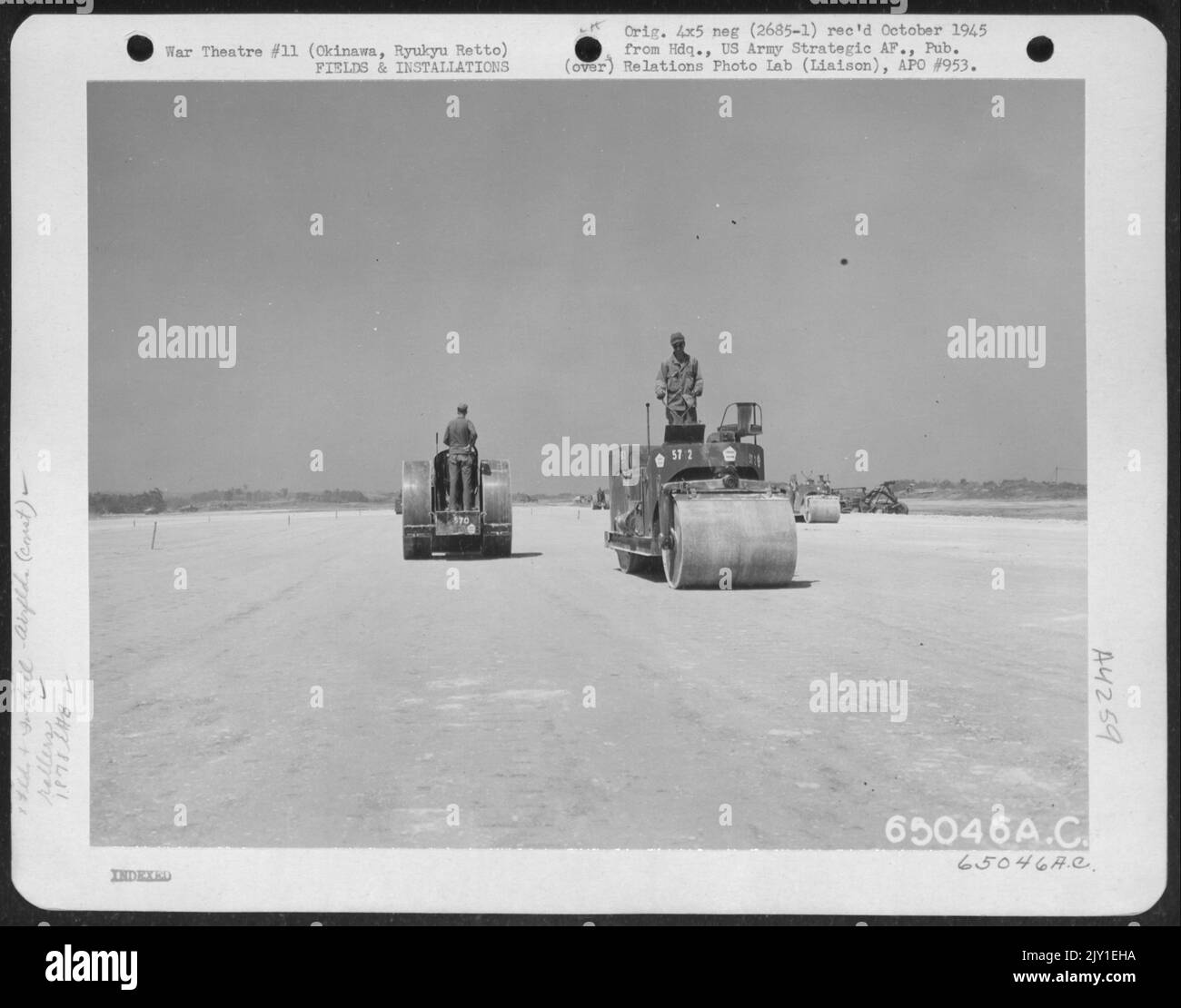 Heavy Rollers, Operated By Men Of The 1878Th Engineer Aviation ...