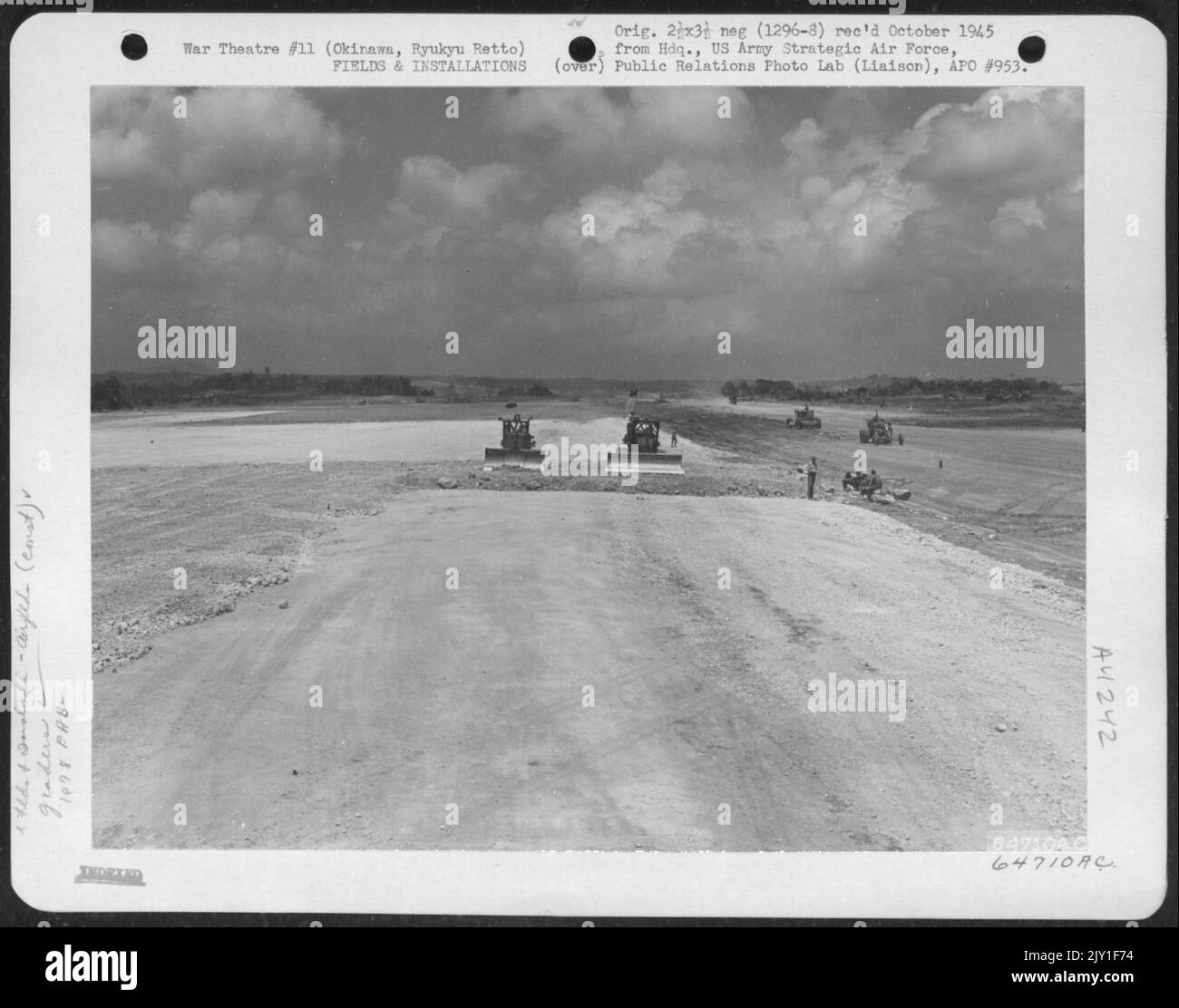Graders, Operated By A Men Of The 1878Th Engineer Avaiation Battalion ...