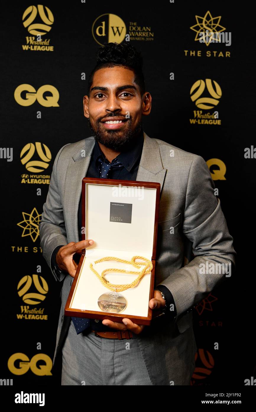 A-League Johnny Warren Medal winner Wellington Phoenix's Roy Krishna ...