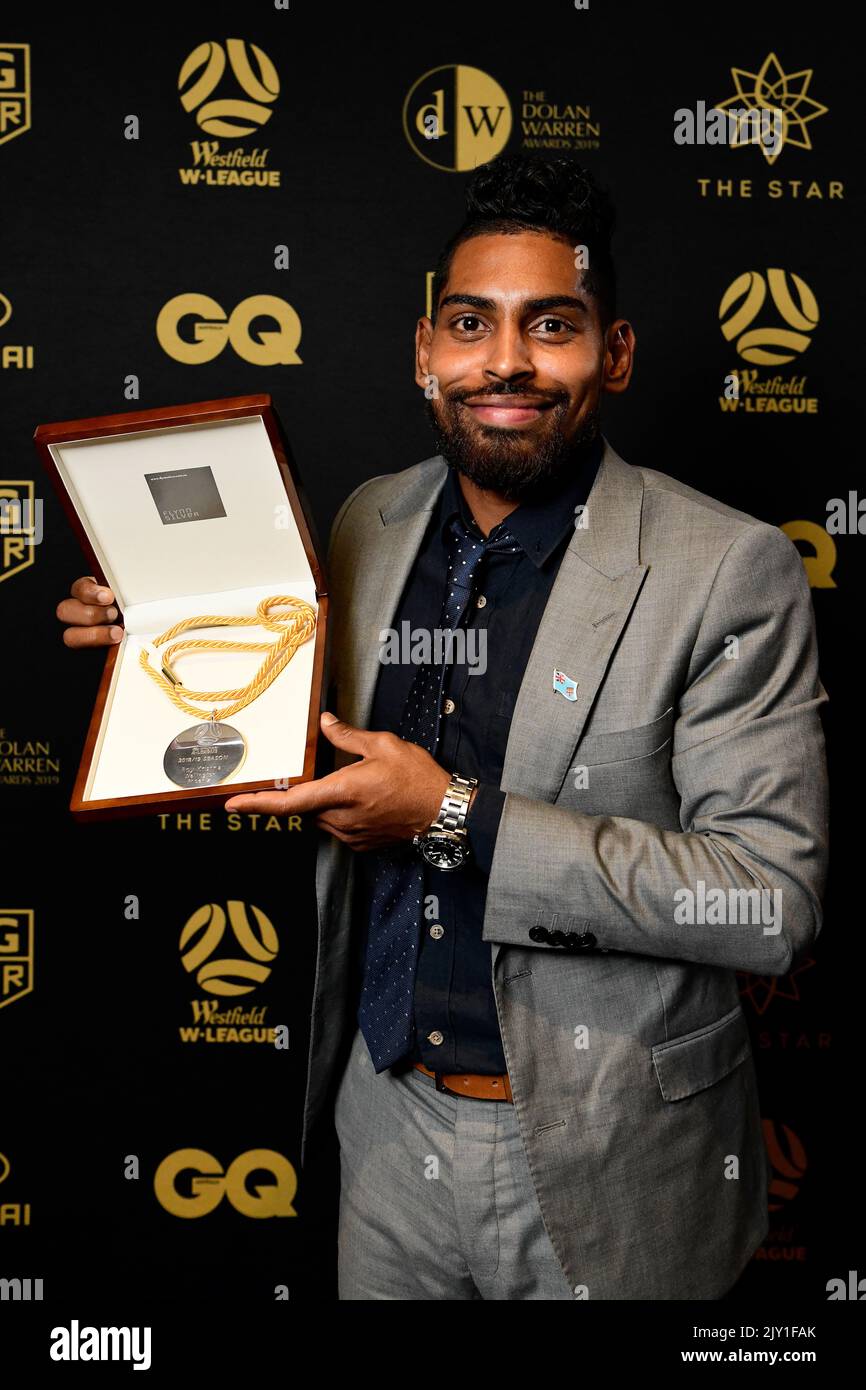 A-League Johnny Warren Medal winner Wellington Phoenix's Roy Krishna ...