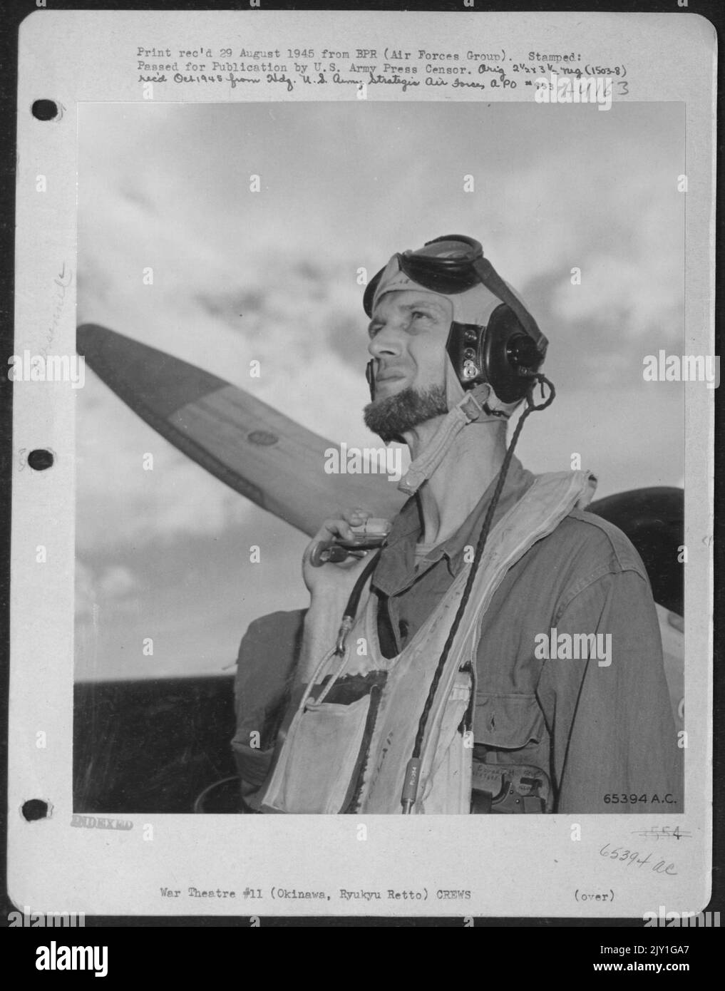 Typical Of The Enlisted Man On The Aaf Liaison Plane Base On Okinawa ...