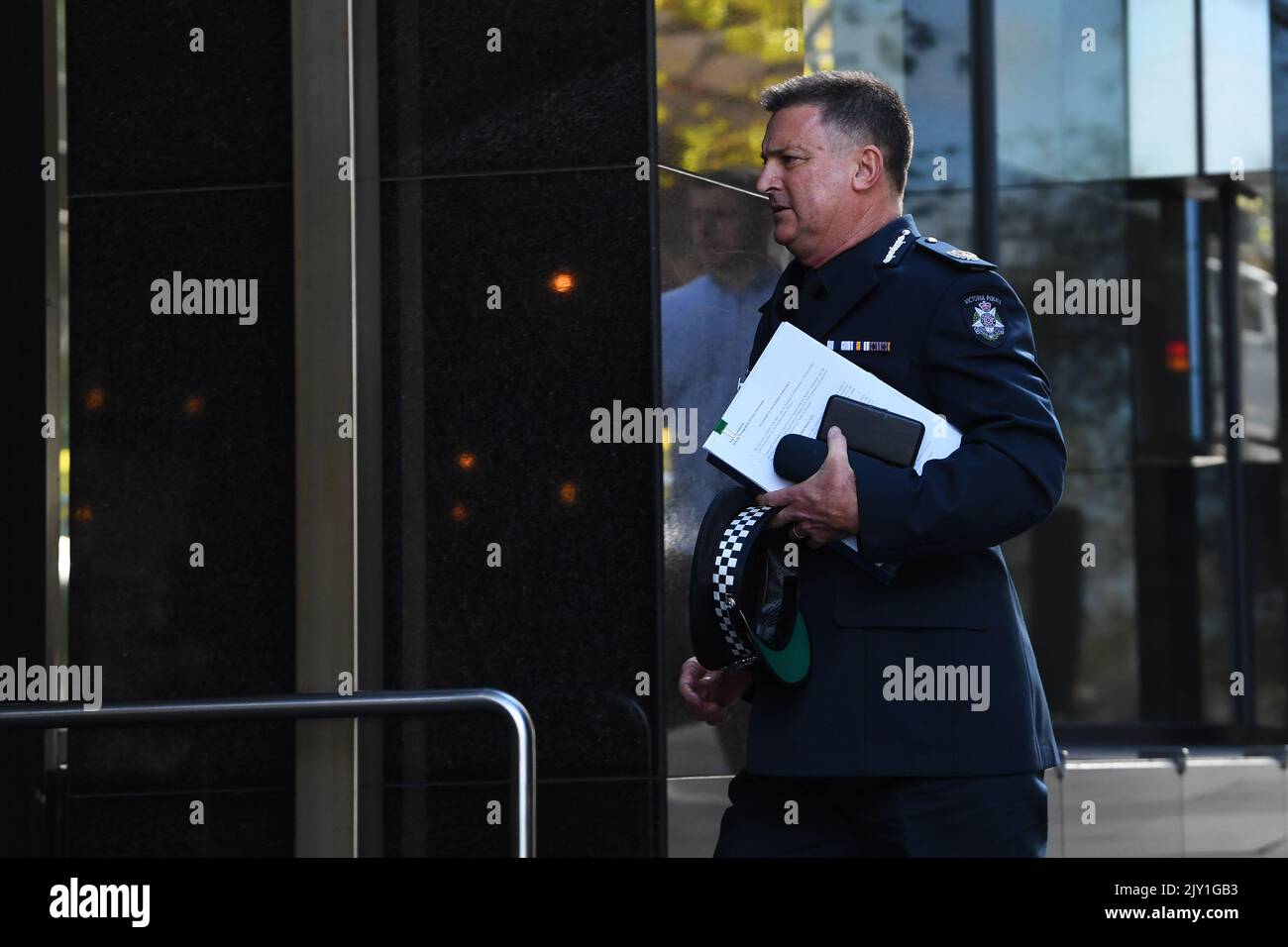 Robert Hill arrives to the Victorian Royal Commission into the ...