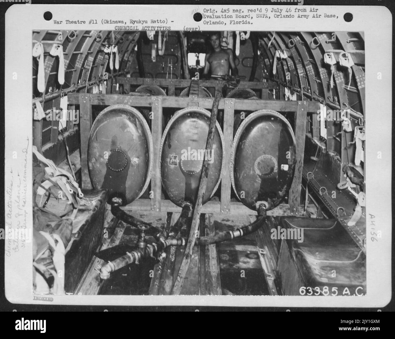 Interior View Of A Douglas C-47, 316Th Troop Carrier Command, After Ddt ...