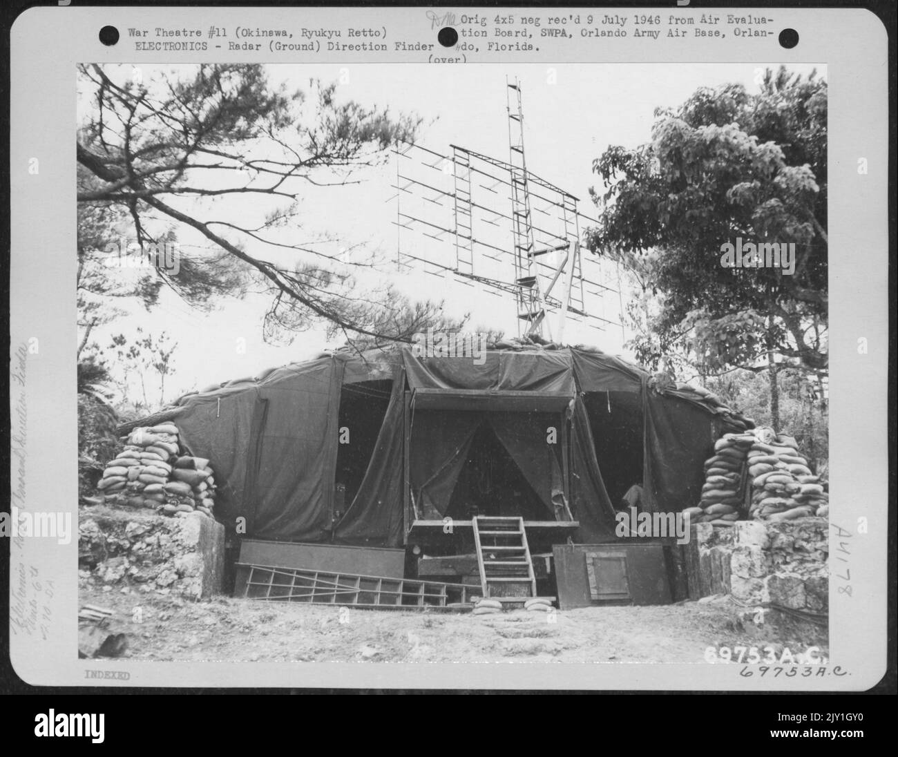 This Radar Van Houses The Transmitter, Keyer And Radar Scopes Of The ...