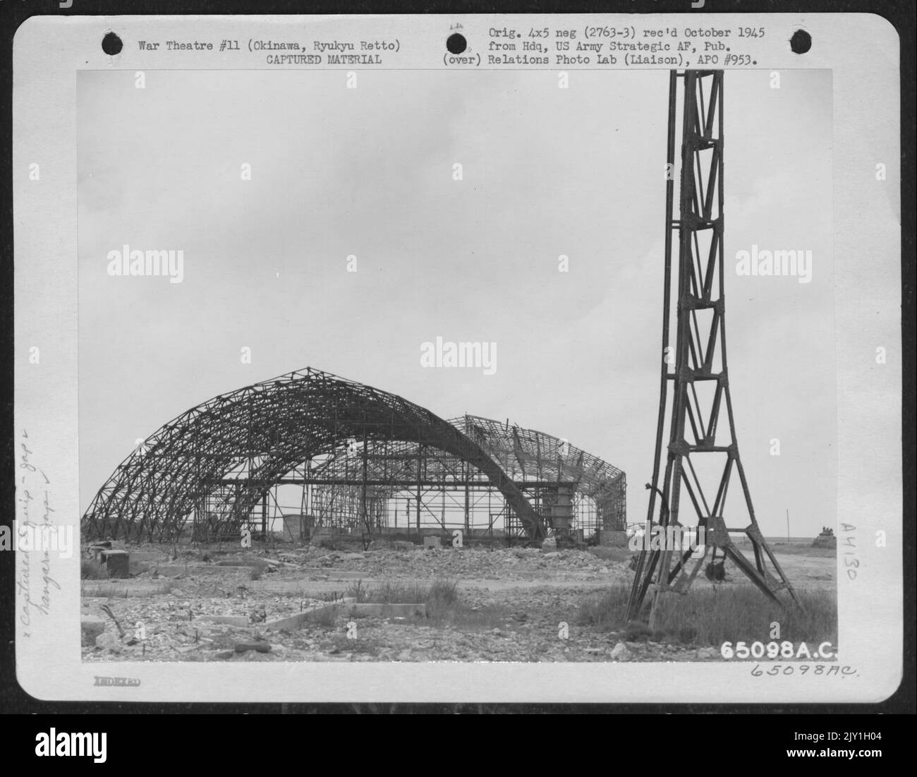 Prior To The Capture Of Naha Airfield By U.S. Marines In 1945, This ...