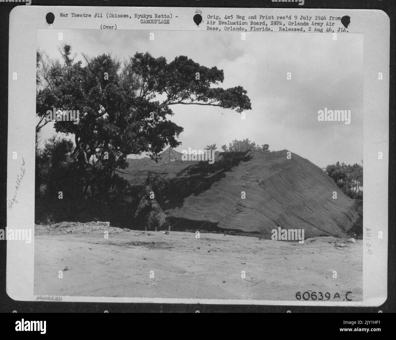 One Of The Camouflaged Buildings Belonging To The 10Th Army ...