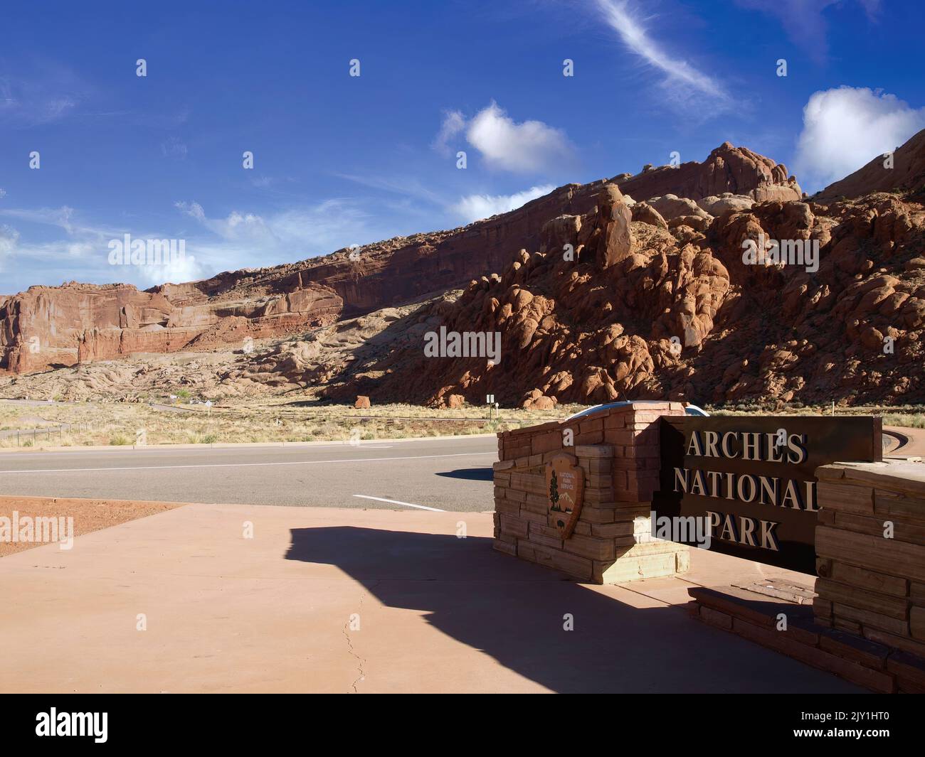 The iconic Monument Valley, Arizona, one of the symbols of the USA and ...