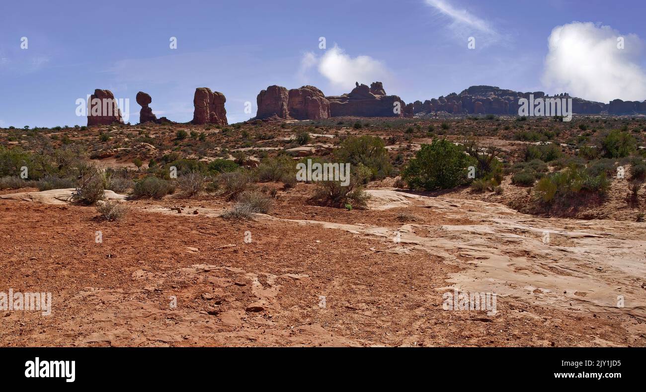 The iconic Monument Valley, Arizona, one of the symbols of the USA and ...