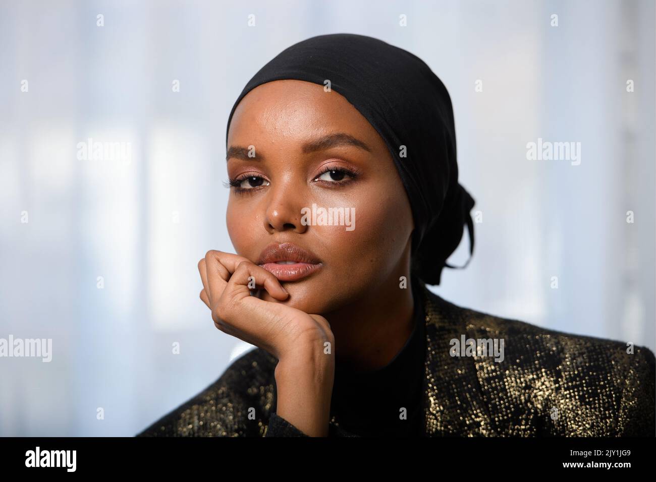 Somali-American model Halima Aden poses for a photograph during ...