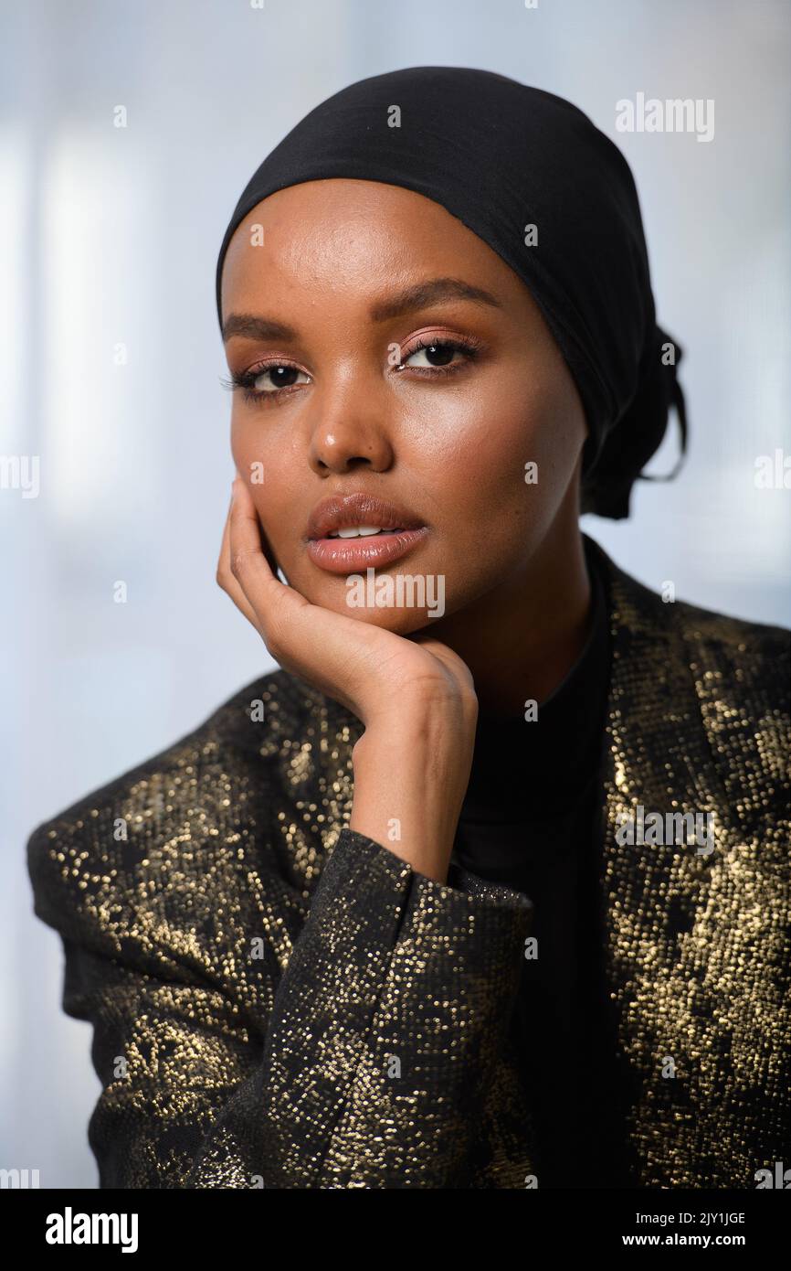 Somali-American model Halima Aden poses for a photograph during ...