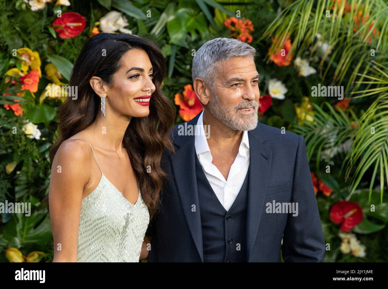 London, UK. 07th Sep, 2022. Alma Clooney and George Clooney attend the ...