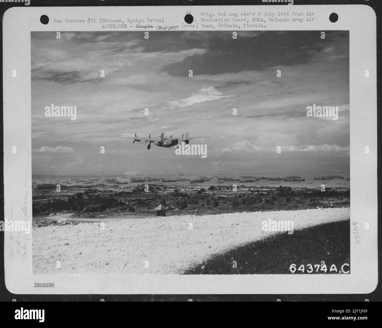 Consolidated B-24 'Liberator' Of The 11Th Bomb Group, 7The Air Force ...