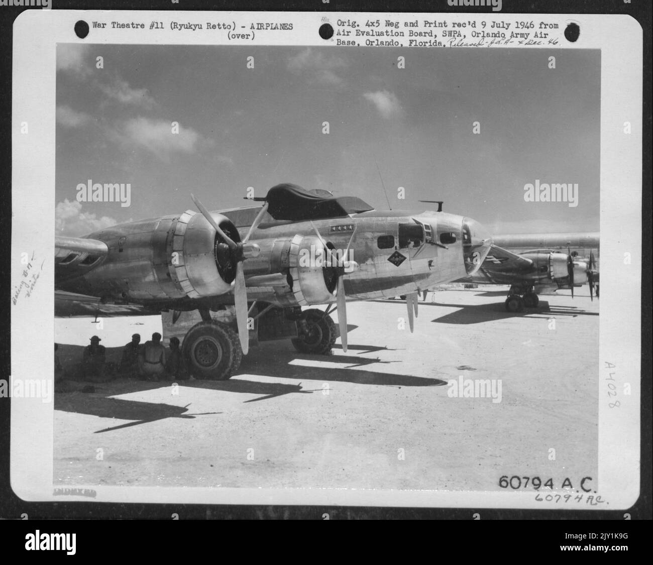 General George Kenneys' Boeing B-27 "Flying Fortress" On Yontan ...
