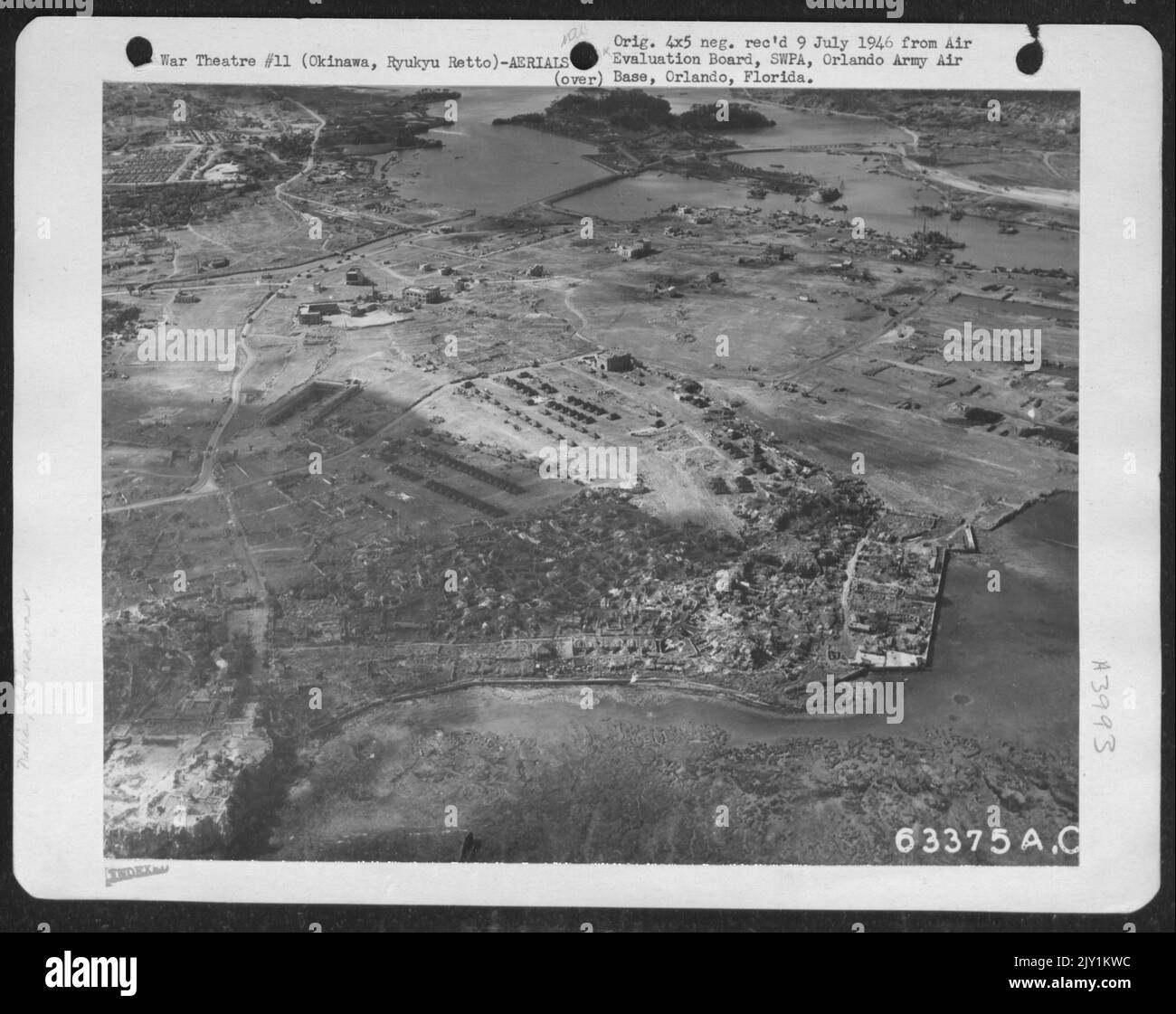 In This Photo Are Seen The Remains Of Naha, The Capital Of Okinawa ...