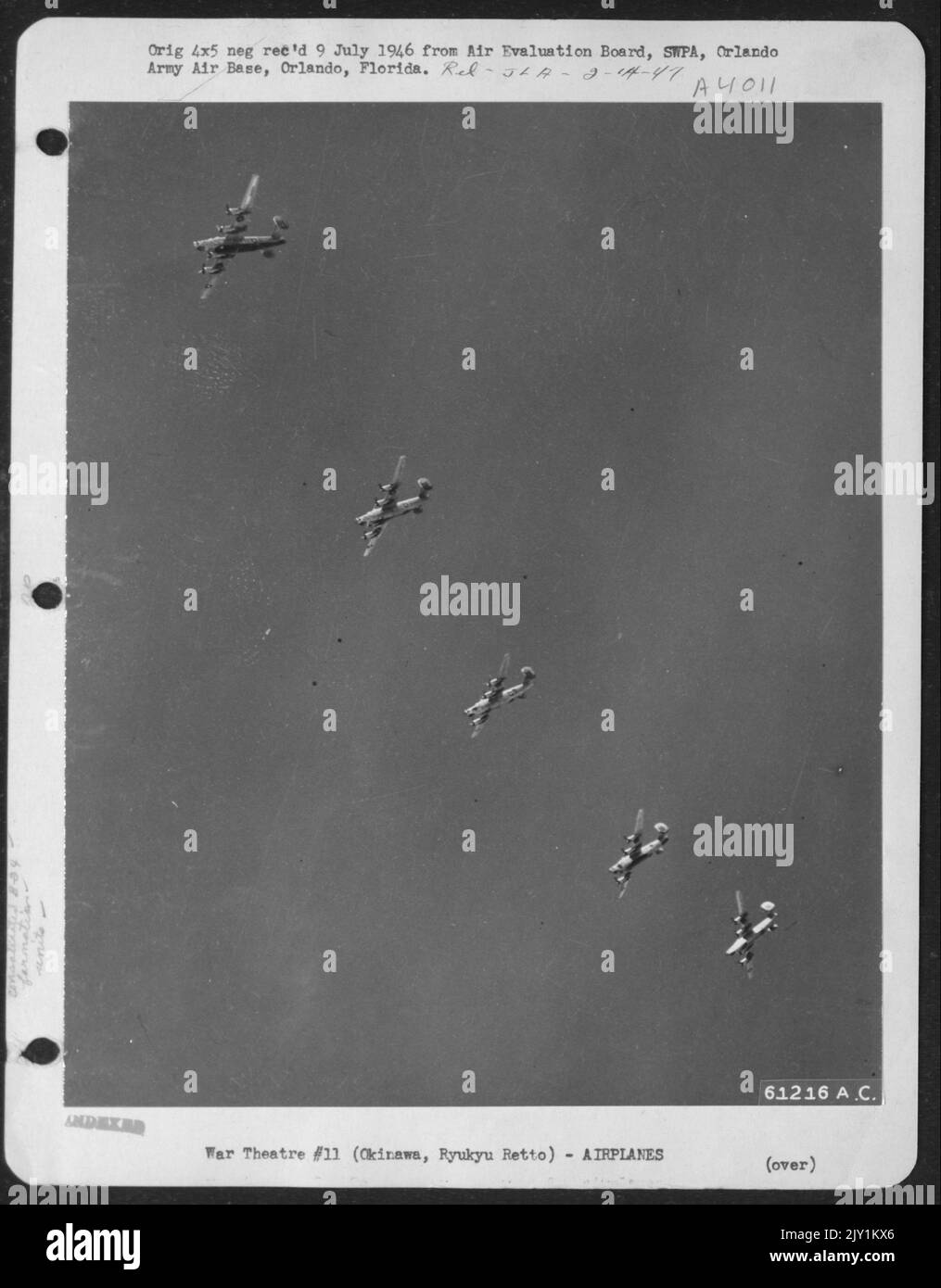 Consolidated B-24 "Liberators" 11Th Bomb Group, 7Th Air Force ...