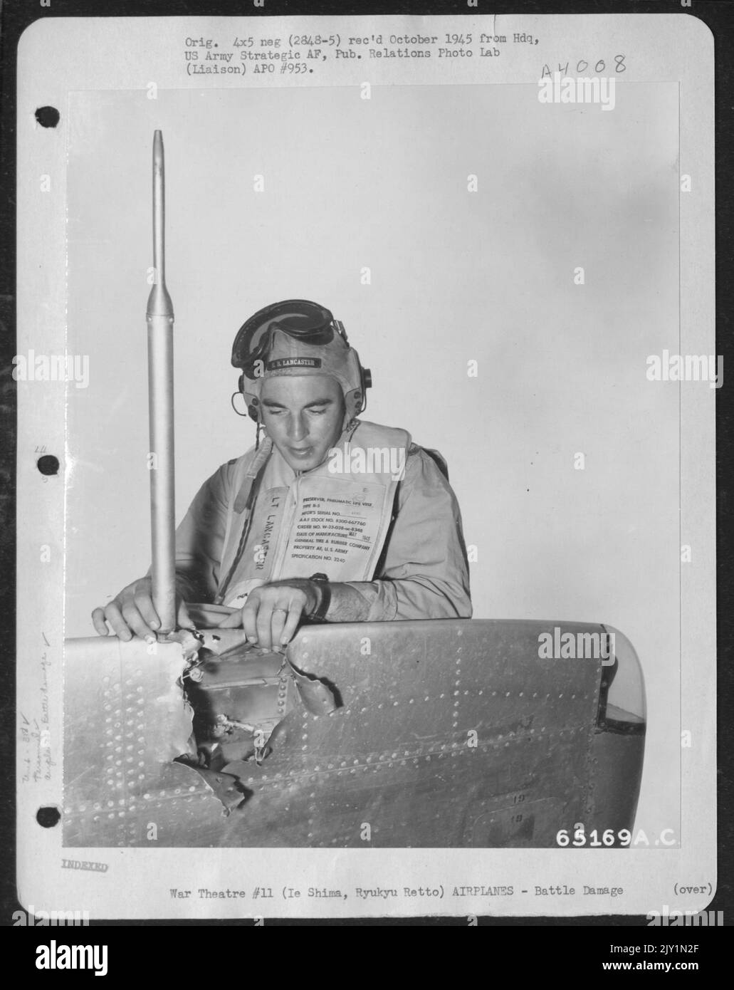 Lancaster pilot hi-res stock photography and images - Alamy