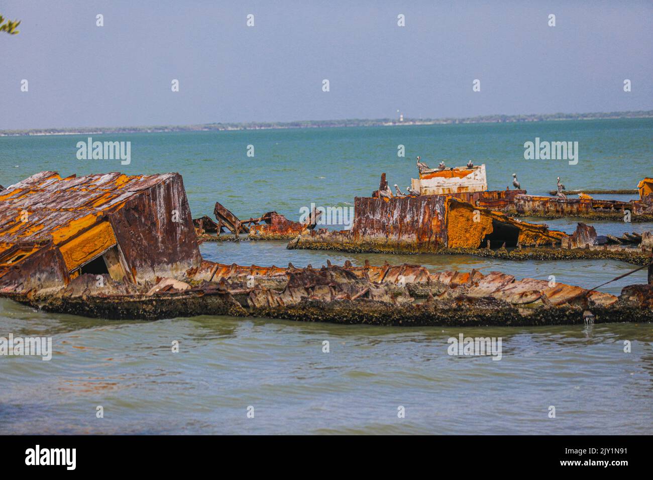 Ciudad del carmen boats hi-res stock photography and images - Alamy