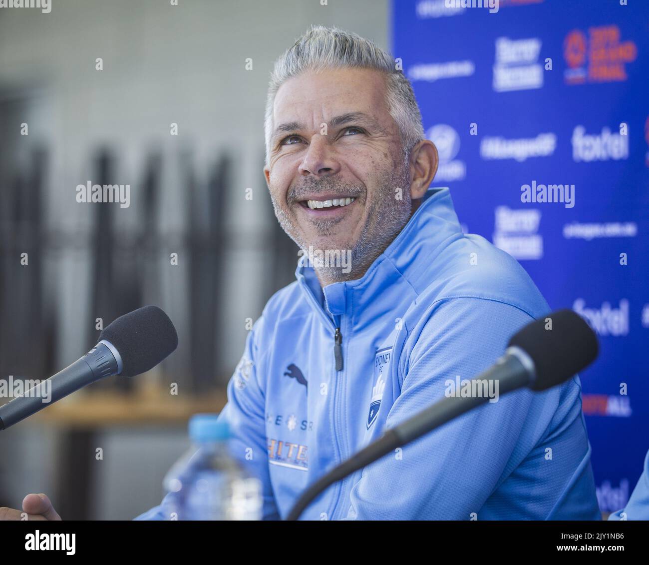Sydney FC coach Steve Corica is seen during the A-League pre-match ...