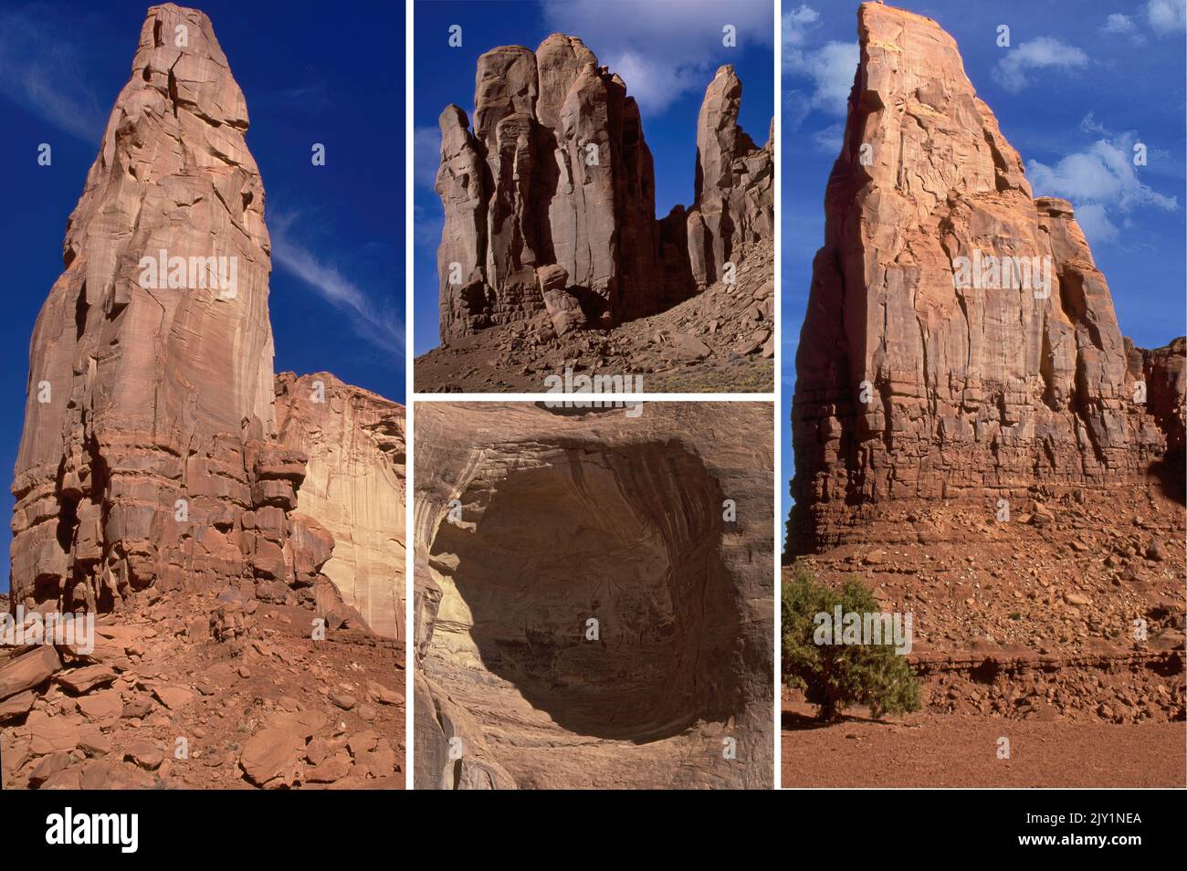 The iconic Monument Valley, Arizona, one of the symbols of the USA and ...