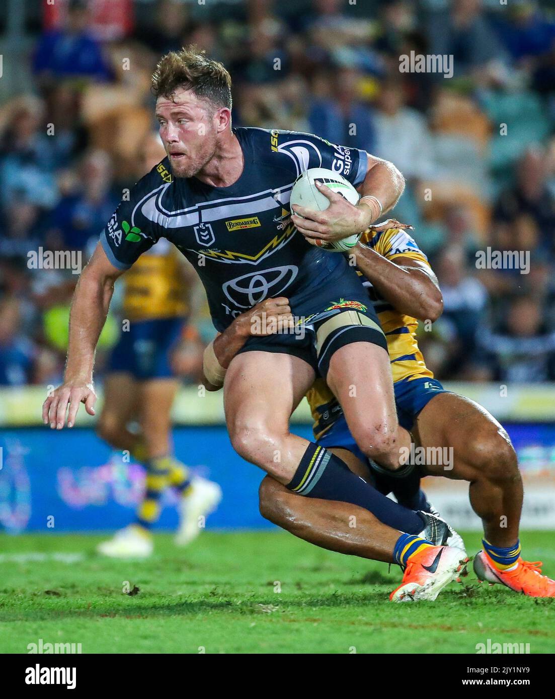 Gavin Cooper of the Cowboys during the Round 10 NRL match between the ...