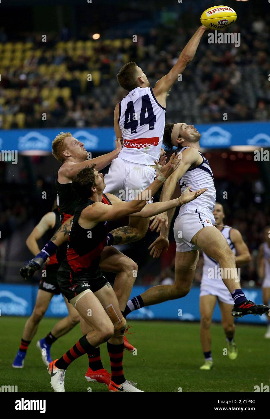 Taylin Duman of the Dockers during the Round 9 AFL match between the ...