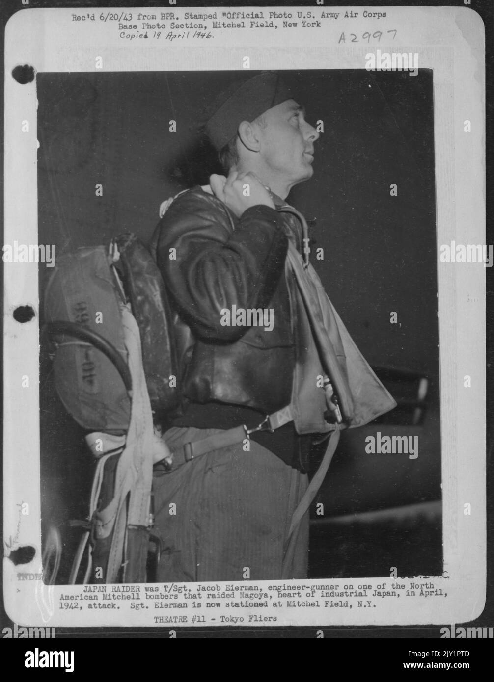 Japanesean Raider Was T/Sgt. Jacob Eierman, Engineer-Gunner On One Of ...