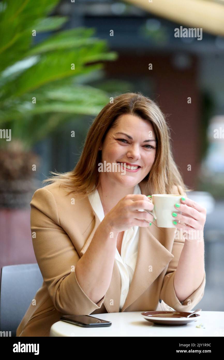 Greens senator Sarah Hanson Young poses for a portrait after retaining ...