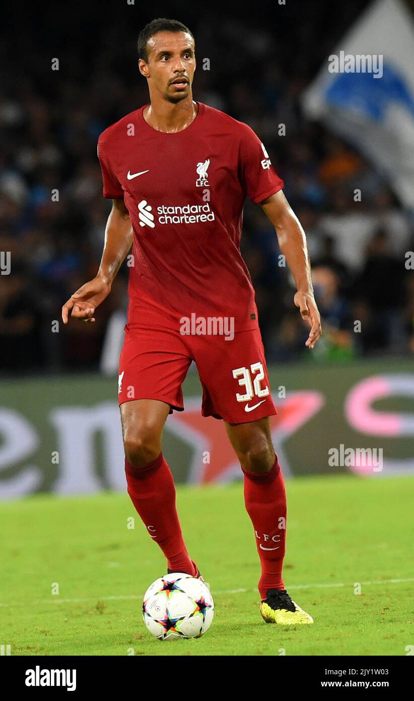 Liverpool's Joel Matip during the UEFA Champions League Group A match ...