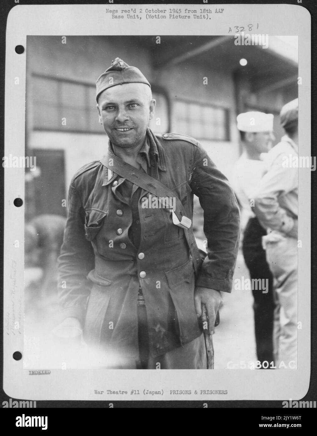 Dutch Field Artillery War Prisoner, Sgt. Peter Sma From Jaffa, Surabiya ...