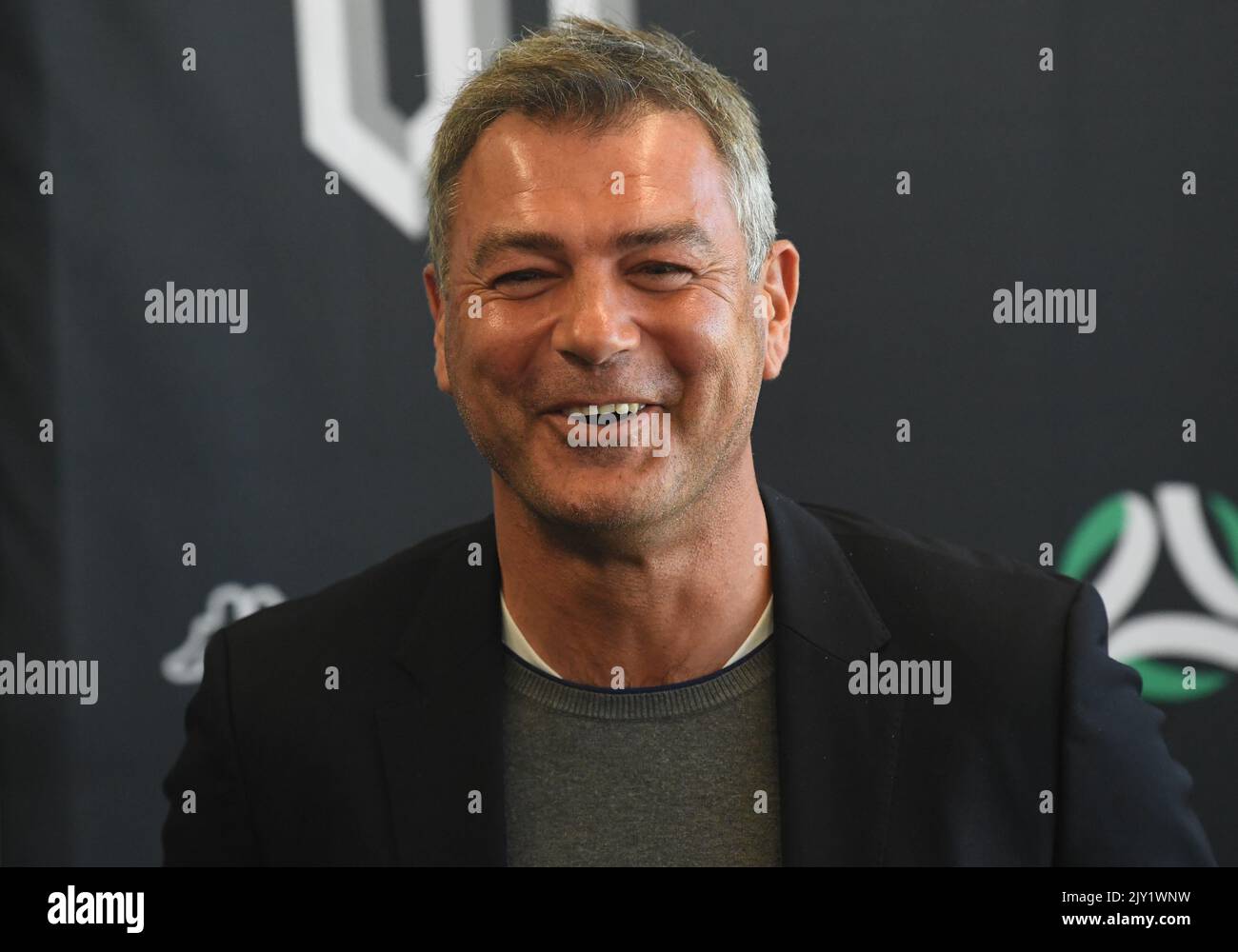 Western United Football Club senior coach Mark Rudan is seen at the ...