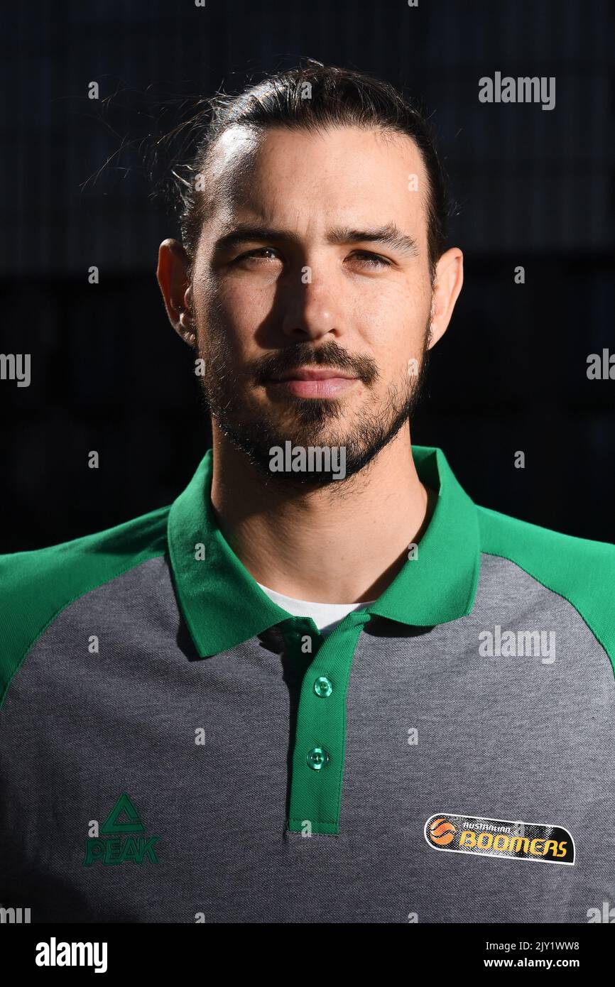 Australian Boomers players Chris Goulding poses for a photograph at ...